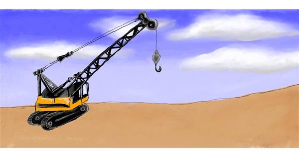 Drawing of Crane (machine) by Robin - Drawize Gallery!
