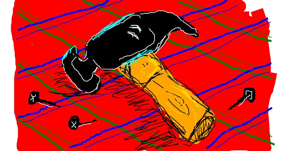 Hammer Drawing - Gallery and How to Draw Videos!