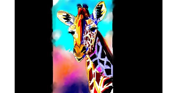 Drawing of Giraffe by Herbert - Drawize Gallery!