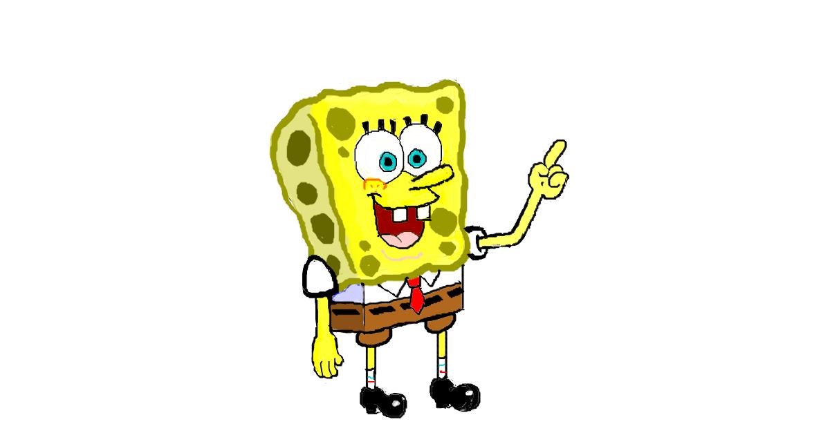 Watch coconut draw Spongebob!