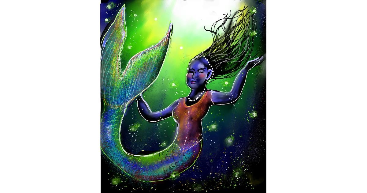 Watch Leah draw Mermaid!