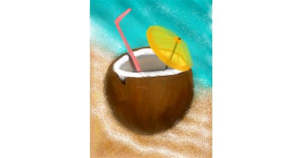Drawing of Coconut by Mom E - Drawize Gallery!