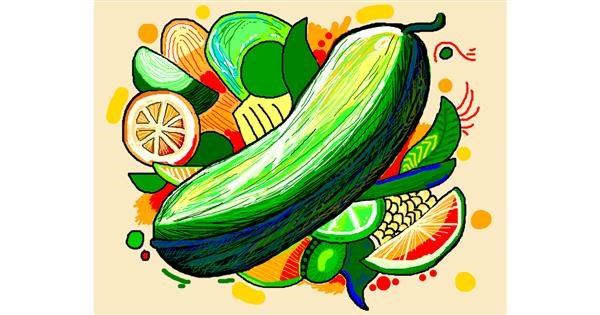 Drawing of Cucumber by Vulpix - Drawize Gallery!