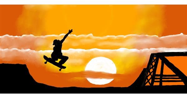 Drawing of Skateboard by SAM AKA MARGARET - Drawize Gallery!