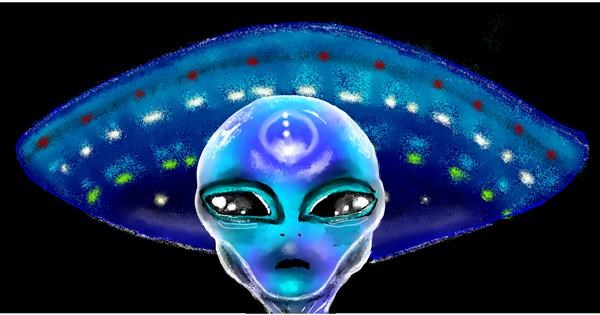 Drawing of Alien by Eclat de Lune - Drawize Gallery!