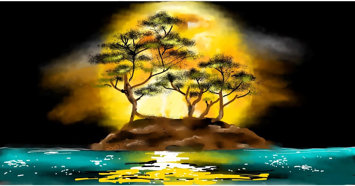 Island Drawing - Gallery and How to Draw Videos!