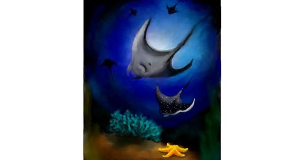 Drawing of Stingray by Mom E - Drawize Gallery!