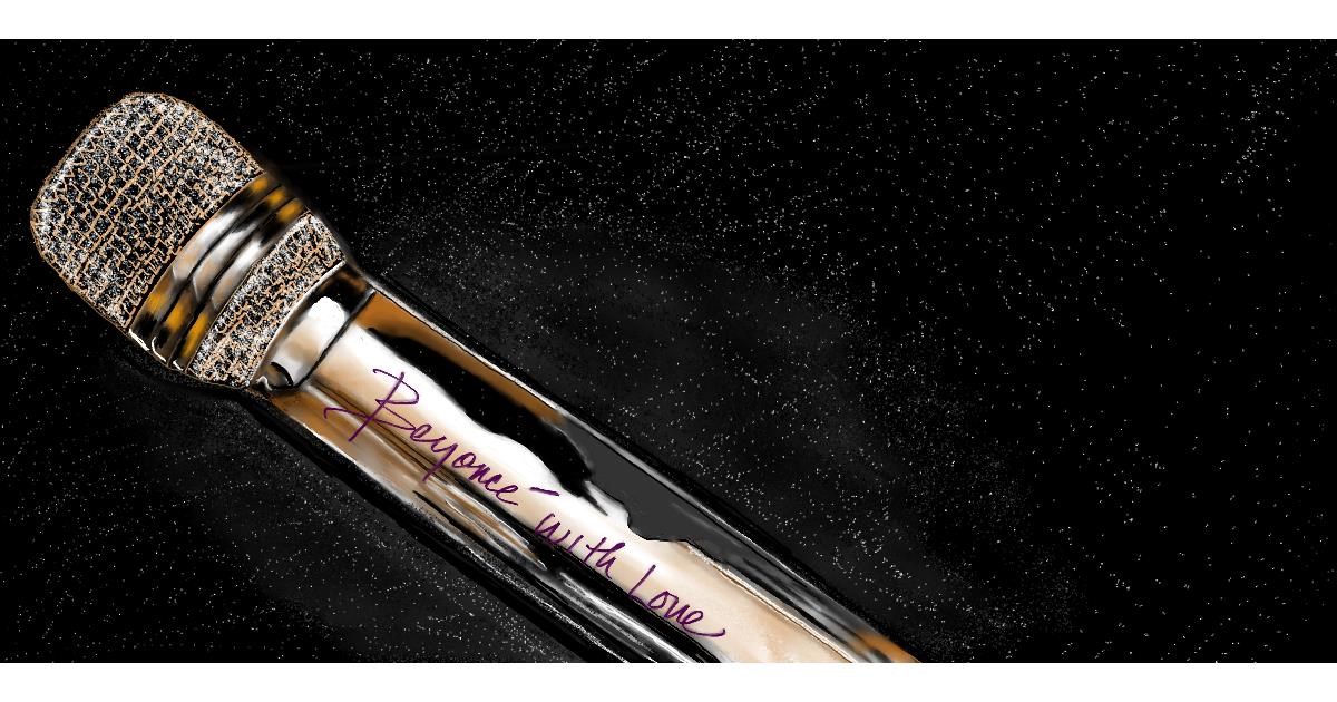 Watch Chaching draw Microphone!