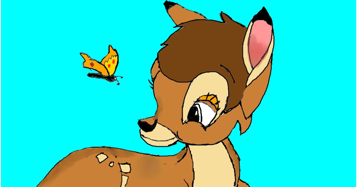 Watch Andy draw Bambi!