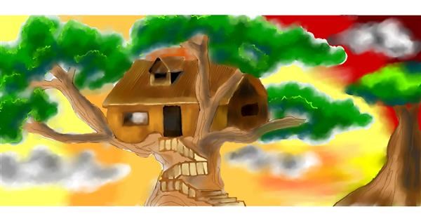 Drawing of Treehouse by Kim - Drawize Gallery!