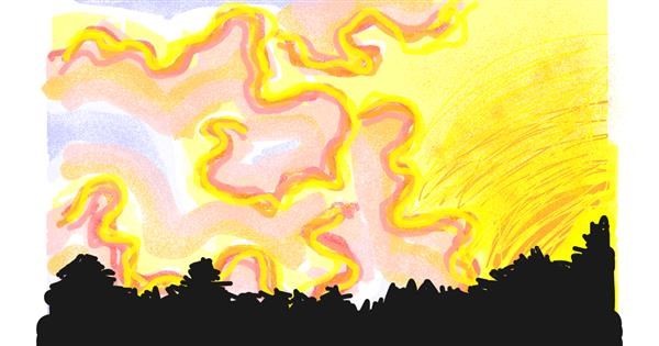 Oblak - crtež od autora: Nina - Drawize galerija!