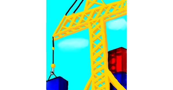 Drawing of Crane (machine) by Mom E - Drawize Gallery!