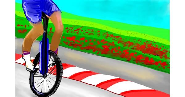 Drawing of Unicycle by Edgar - Drawize Gallery!