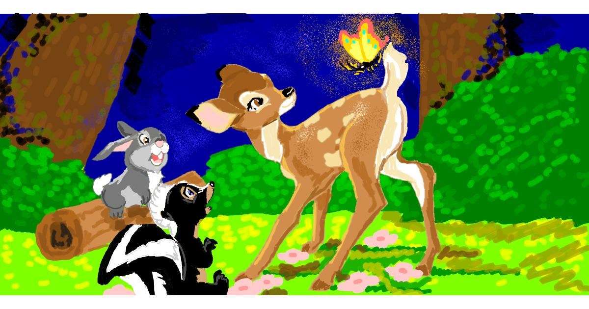 Bambi Drawing - Gallery and How to Draw Videos!