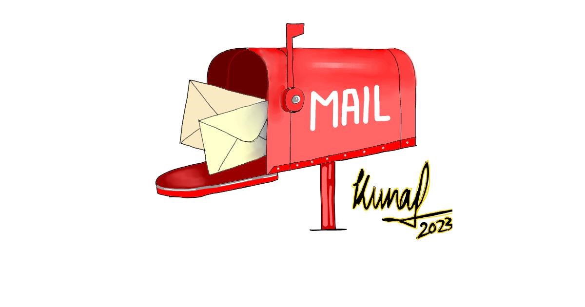 Watch Hunter draw Mailbox!