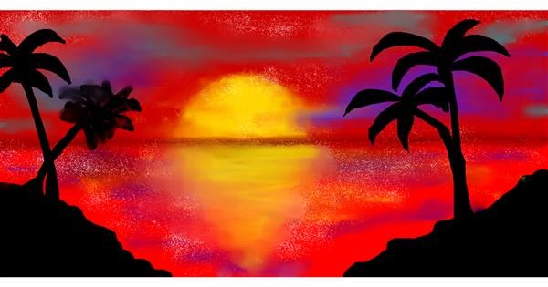 Drawing of Sunset by CmScribler - Drawize Gallery!