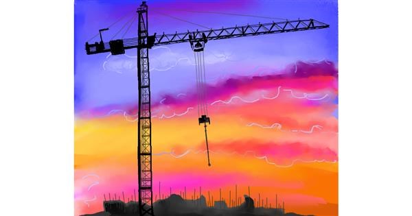 Crane (machine) Drawing - Gallery and How to Draw Videos!