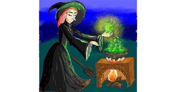 Drawing of Witch by Andromeda - Drawize Gallery!