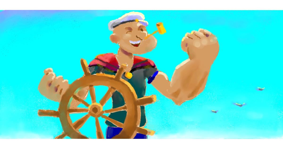 Popaj - crtež od autora: Женя - Drawize galerija!