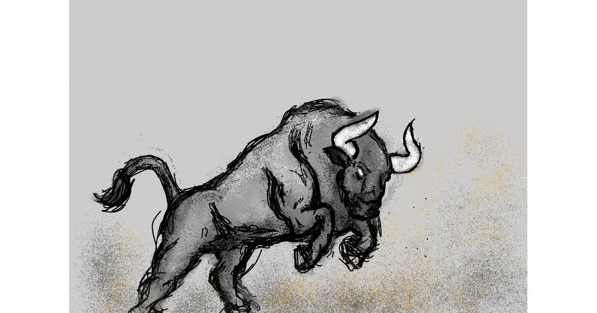 Watch Dada draw Bull!