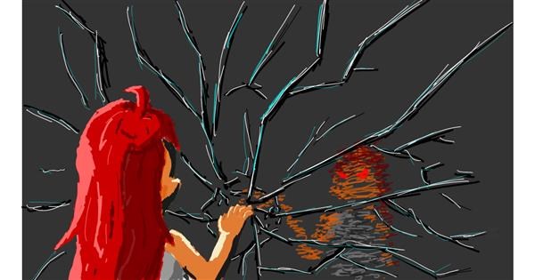 Drawing of Mirror by Sam - Drawize Gallery!