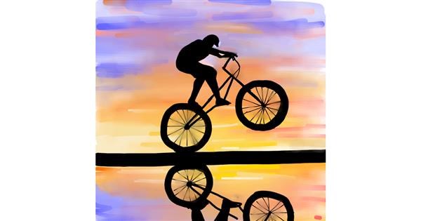 Drawing of Bicycle by Rose rocket - Drawize Gallery!
