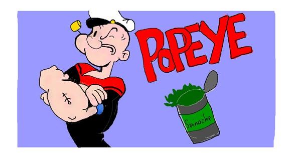Drawing of Popeye by DebbyLee - Drawize Gallery!