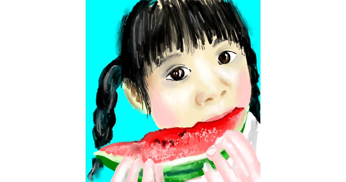 Watch ⋆su⋆vinci彡 draw Watermelon!