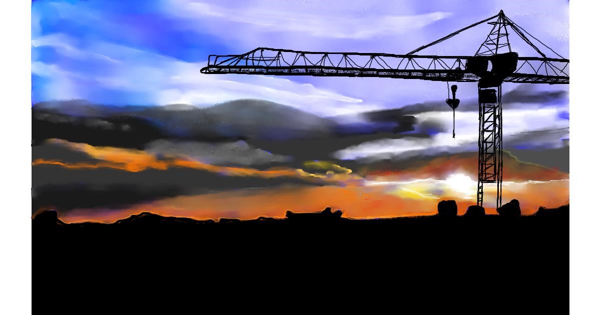 Crane (machine) Drawing - Gallery and How to Draw Videos!