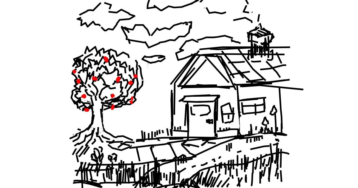 Drawing of Tree by egg - Drawize Gallery!