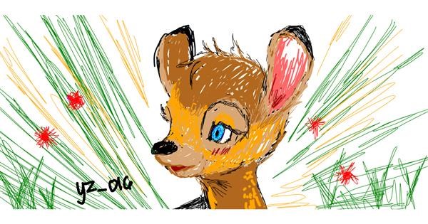 Drawing of Bambi by yz_016 - Drawize Gallery!
