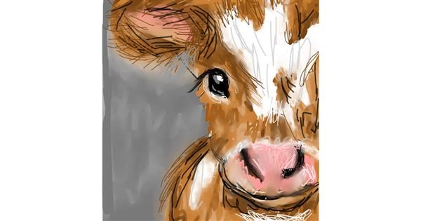 Drawing of Cow by KayXXXlee - Drawize Gallery!