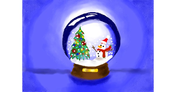 Drawing of Snow globe by Debidolittle - Drawize Gallery!
