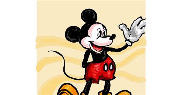 Mickey Mouse Running Scared