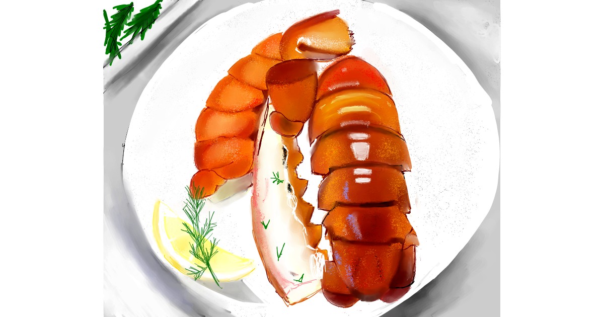 Watch Lou draw Lobster!