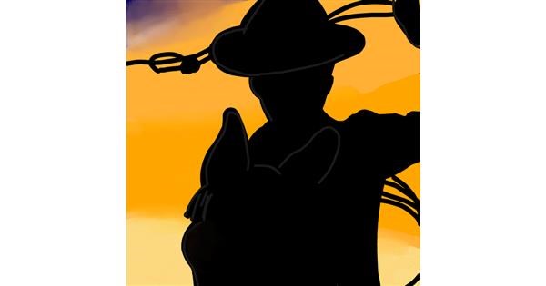 Drawing of Cowboy by Clem - Drawize Gallery!