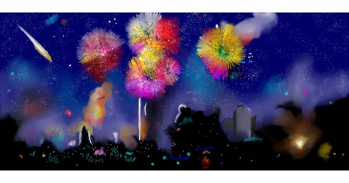 Watch Chaching draw Fireworks!