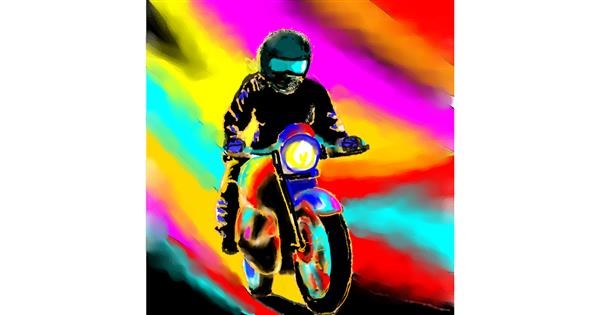 Drawing of Motorbike by hatts - Drawize Gallery!