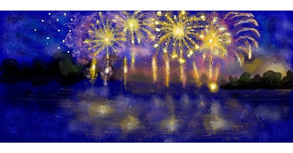 Drawing of Fireworks by sherry - Drawize Gallery!