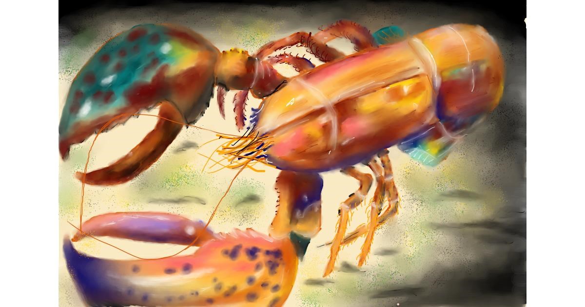 Watch Wizard draw Lobster!