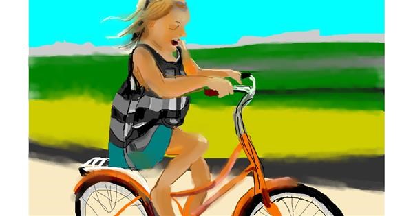Drawing of Bicycle by Herbert - Drawize Gallery!