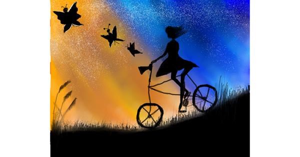 Drawing of Bicycle by Tokyo - Drawize Gallery!