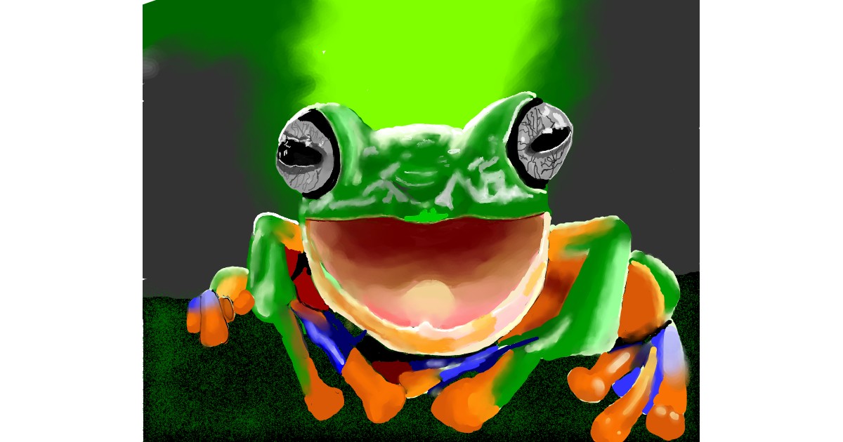 Watch IThinkWereDoomed draw Frog!
