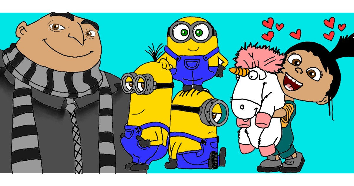 Minion Drawing - Gallery and How to Draw Videos!