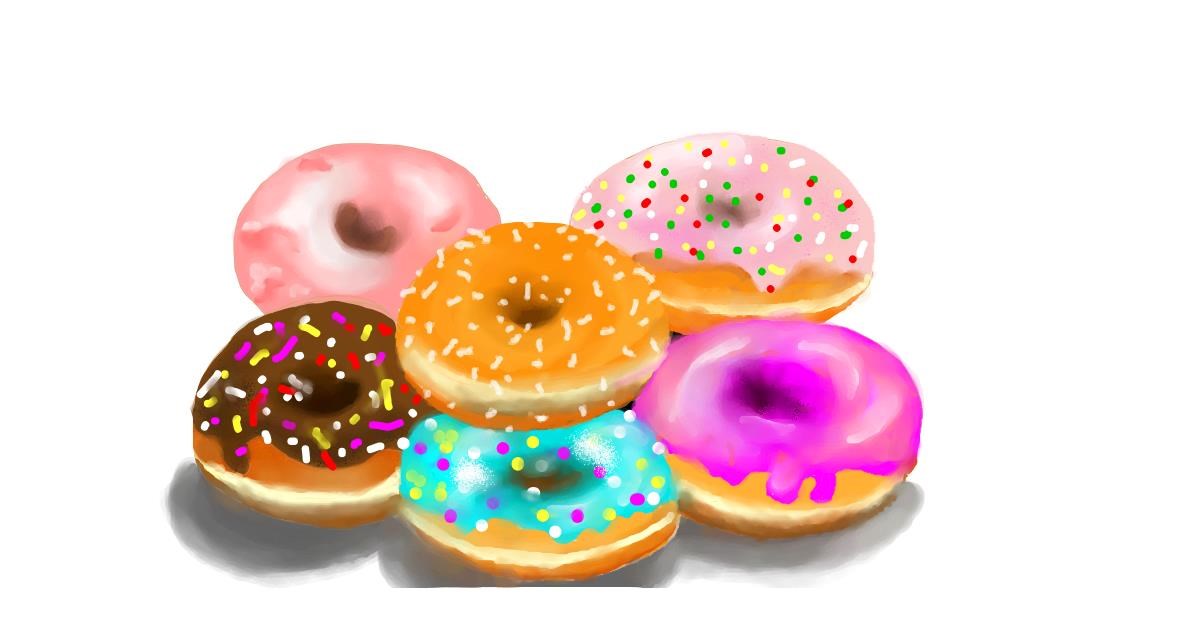 Watch justme ️ draw Donut!