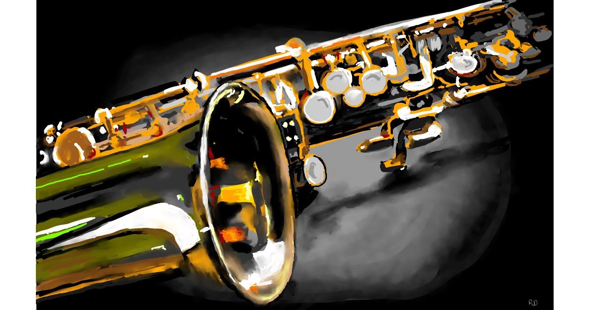 Saxophone Drawing - Gallery and How to Draw Videos!