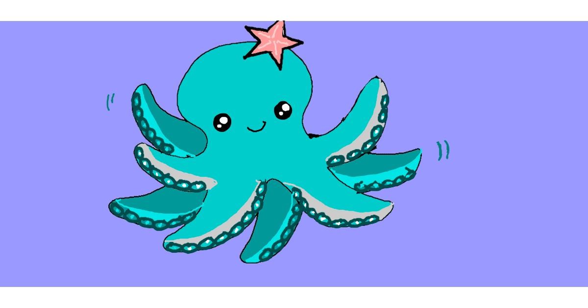 Watch Rain draw Octopus!