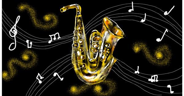 Saxophone Drawing - Gallery and How to Draw Videos!