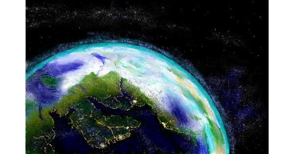 Drawing of Earth by teidolo - Drawize Gallery!
