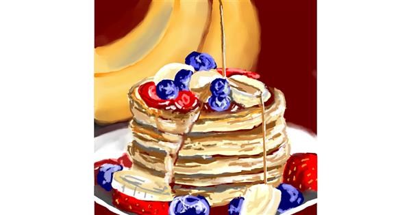 Drawing of Pancakes by ⋆su⋆vinci彡 - Drawize Gallery!